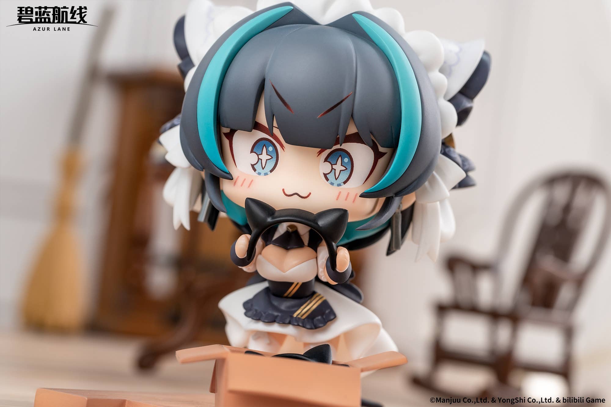 アズールレーン: Juusタイム ちびキャラシリーズ チェシャー デフォルメフィギュア