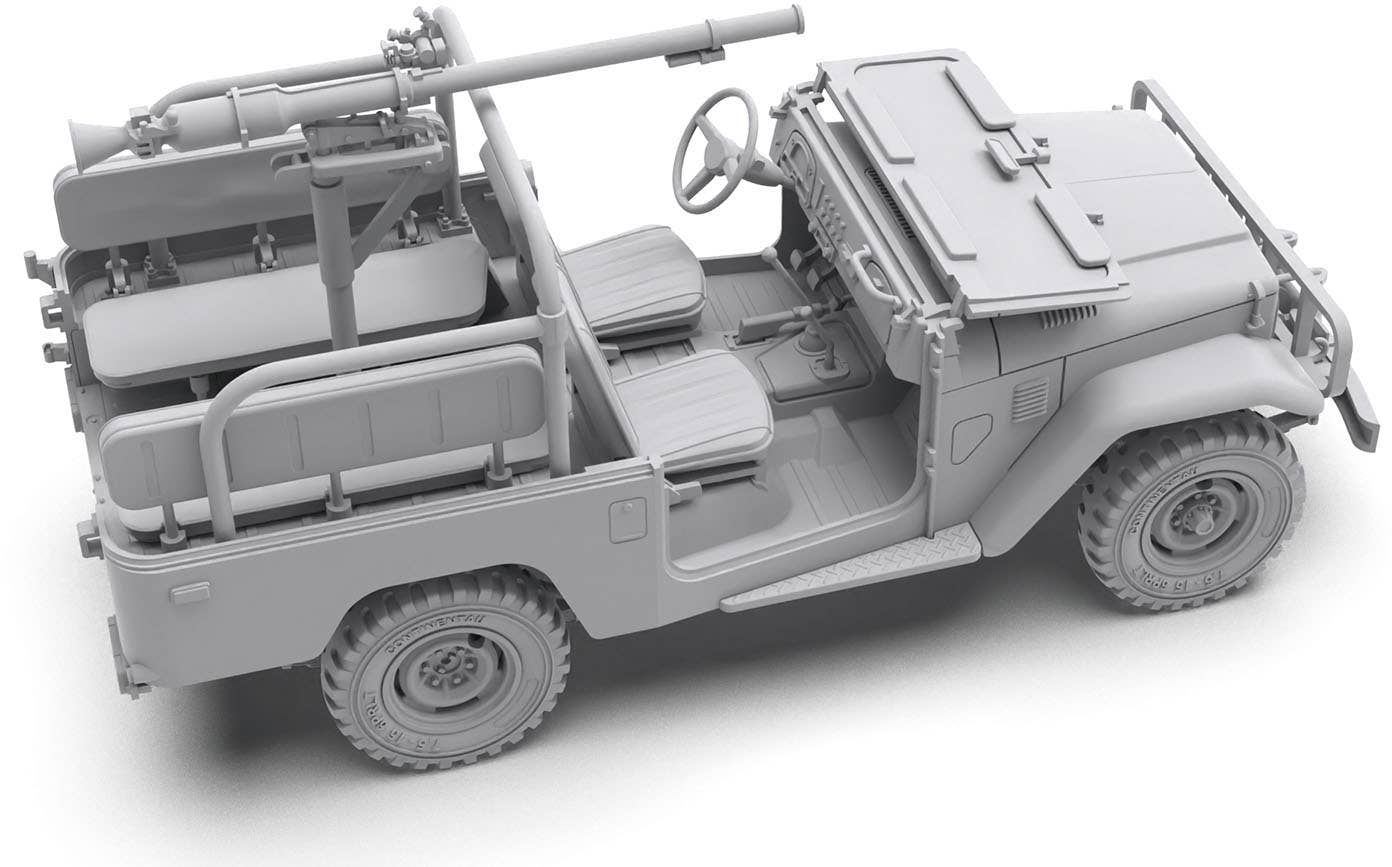 1/35 現用小型四輪駆動ミリタリー仕様車 SPG-9無反動砲搭載型 | HLJ.co.jp