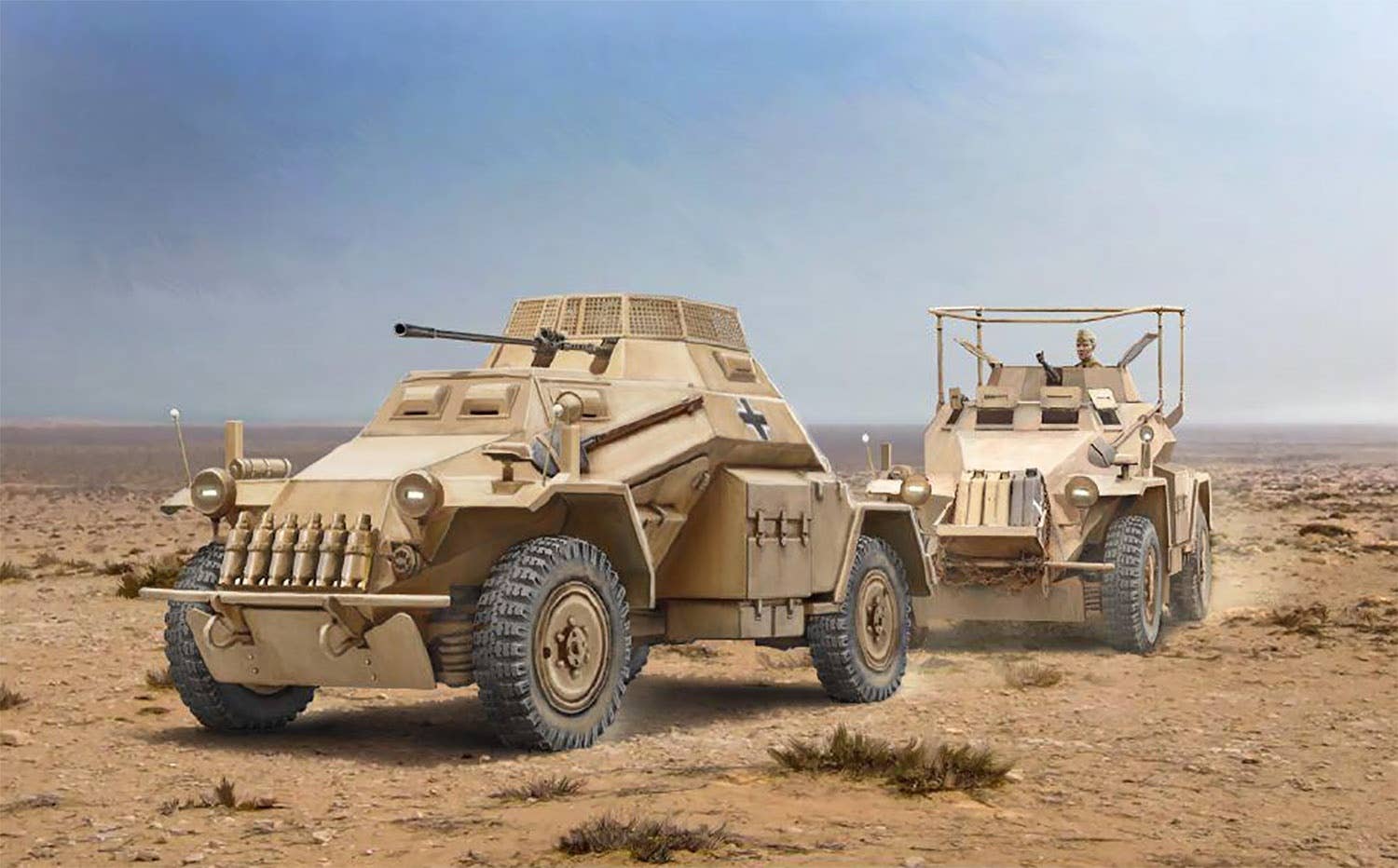 1/56 WW.II ドイツ軍 Sd.Kfz.222-223 4輪装甲偵察車 | HLJ.co.jp