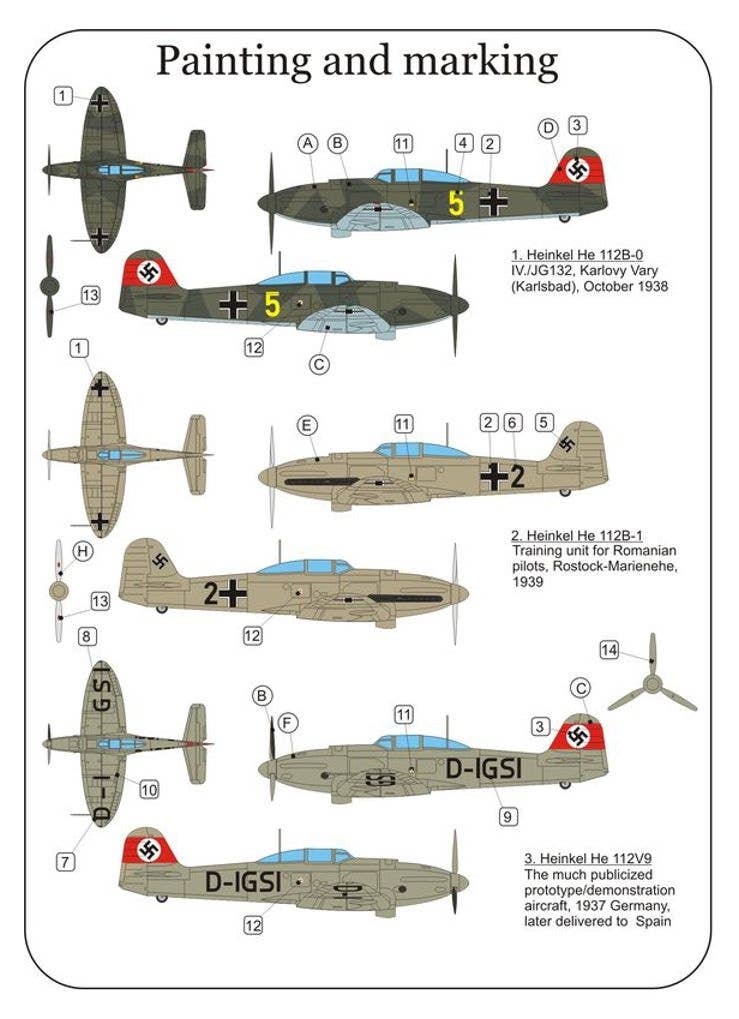 1/48 ハインケル He112B-0/1/V9 ドイツ上空 | HLJ.co.jp