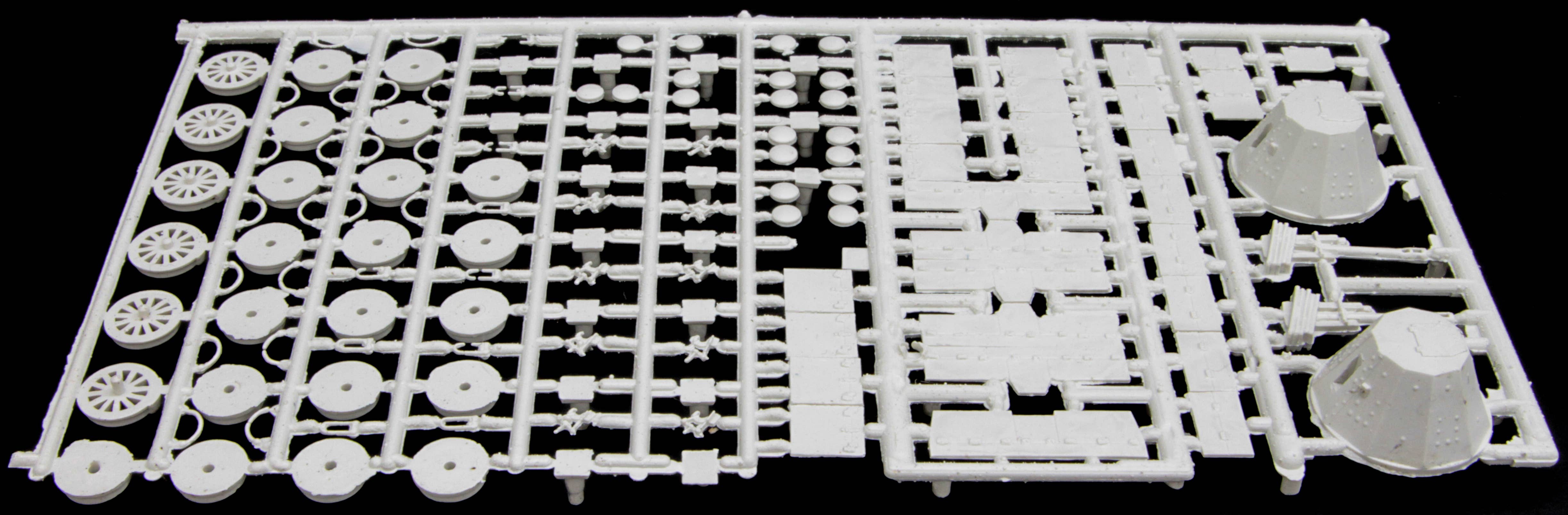 1/72 ドイツ軍の装甲列車 BP44 追加車両セット