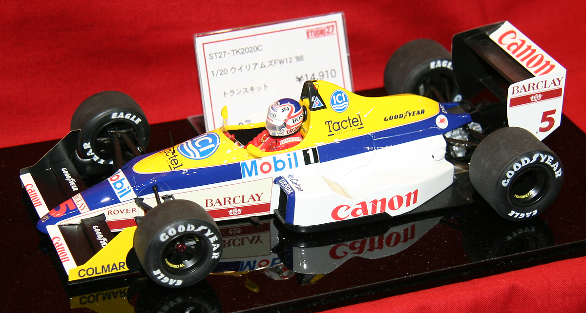 1/20 ウィリアムズ FW12 'JUDD 88 トランスキット