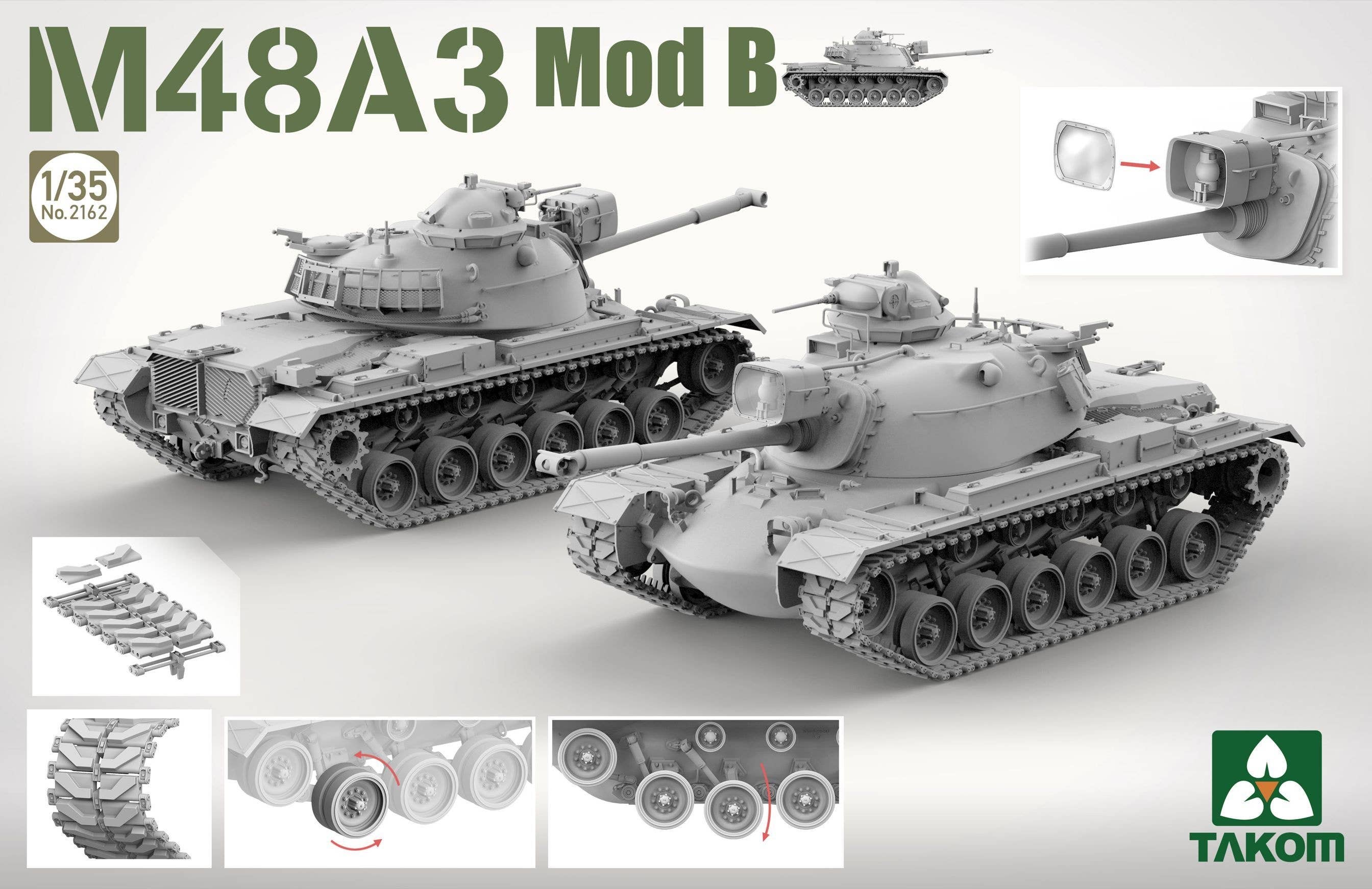 1/35 M48A3 Mod. B パットン 主力戦車